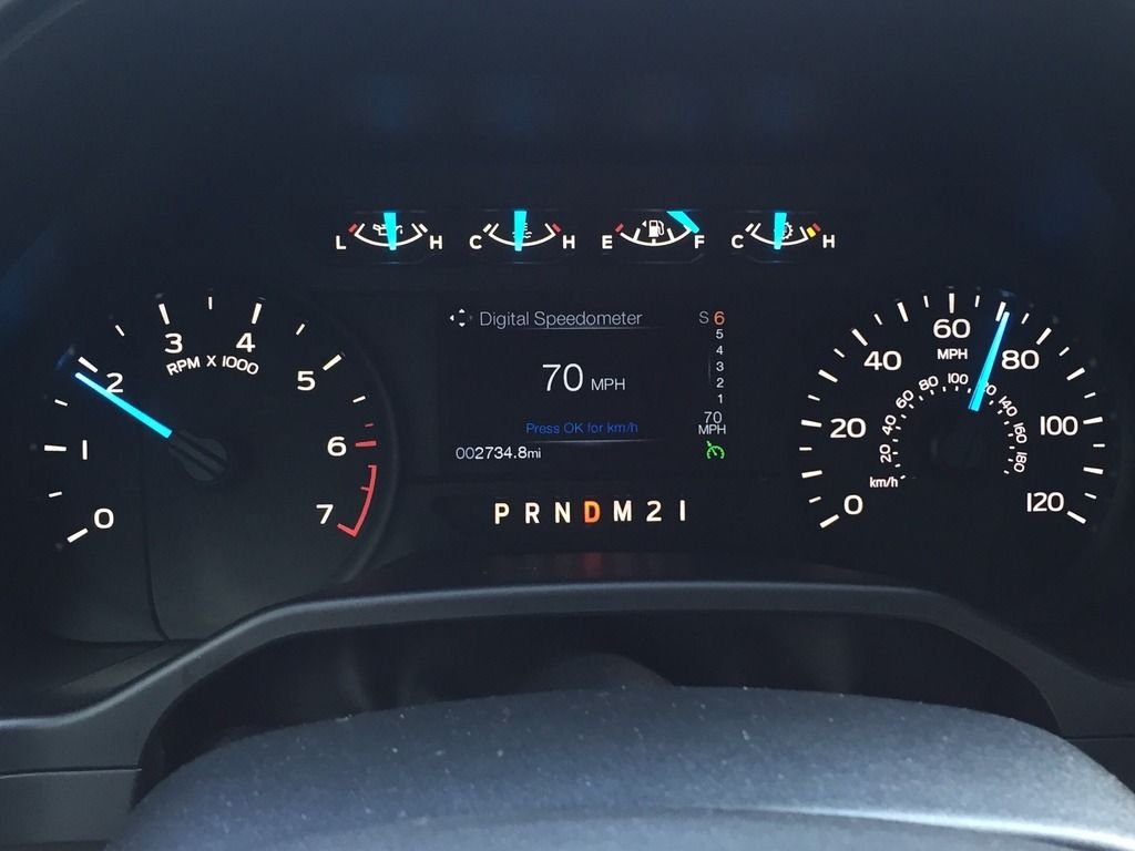 What Is Your RPM at 70mph? - Ford F150 Forum - Community of Ford Truck Fans