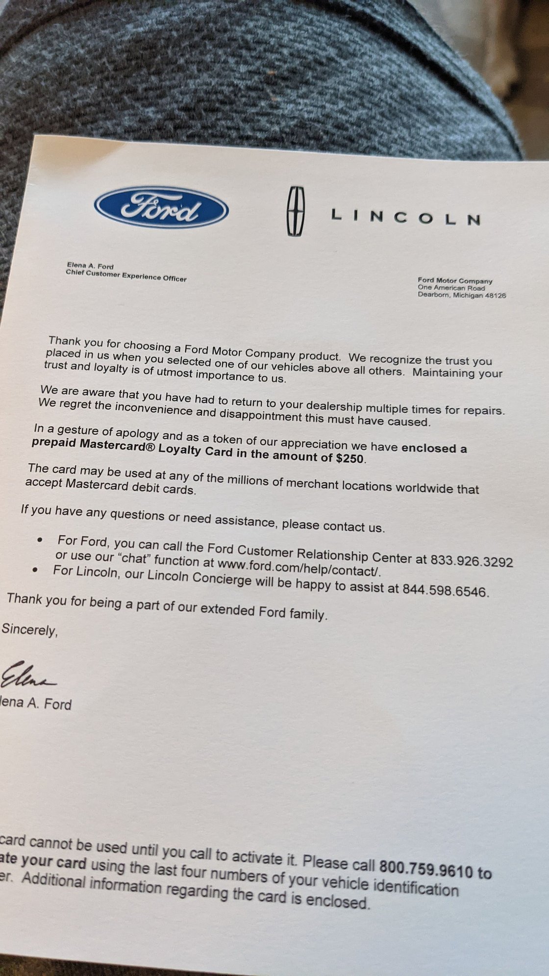 Anybody else get a loyalty card? - Ford F150 Forum - Community of Ford ...