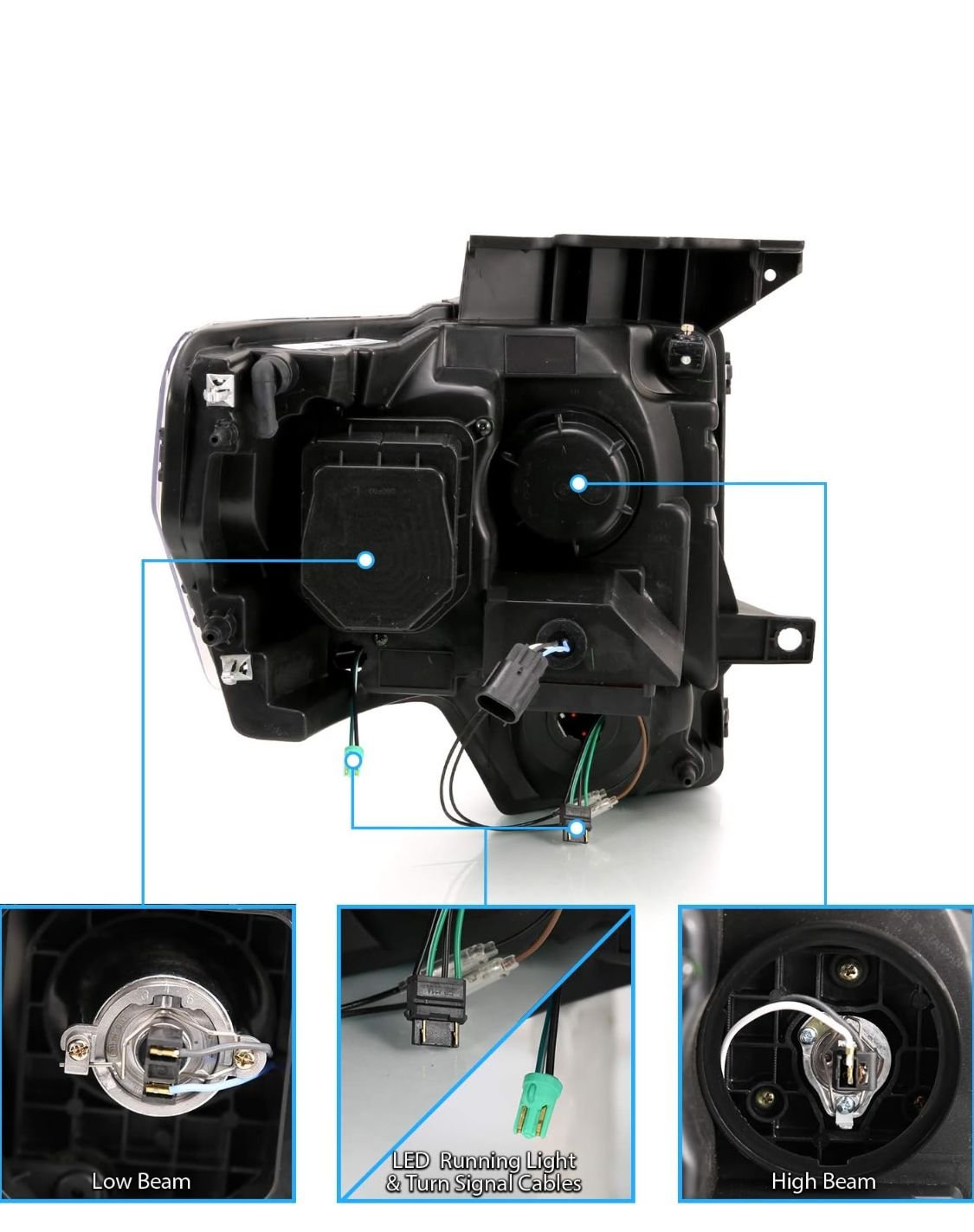 LED Headlight Assembly Wiring HELP!!! - Ford F150 Forum - Community of ...