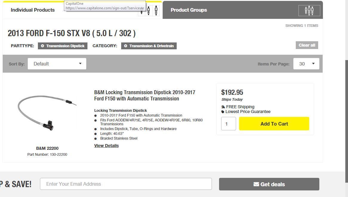 6R80 Trans dipstick location and replacements - Ford F150 Forum ...