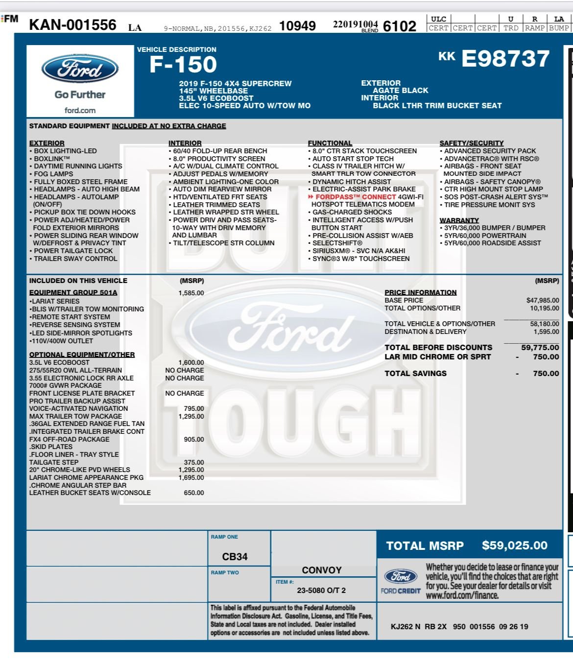 $1,000 to spend - what would make the F150 more comfortable/enjoyable ...