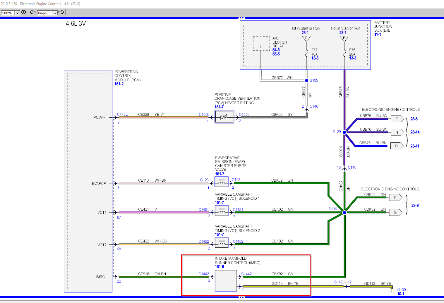 intake manifold runner control sensor wiring - Ford F150 Forum ...