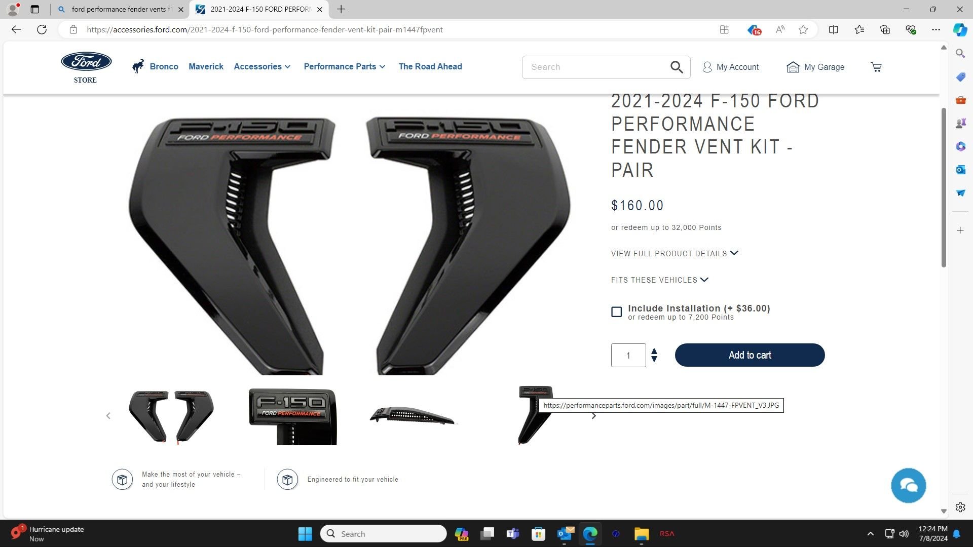 Ford factory fender vent replacements - Ford F150 Forum - Community of ...