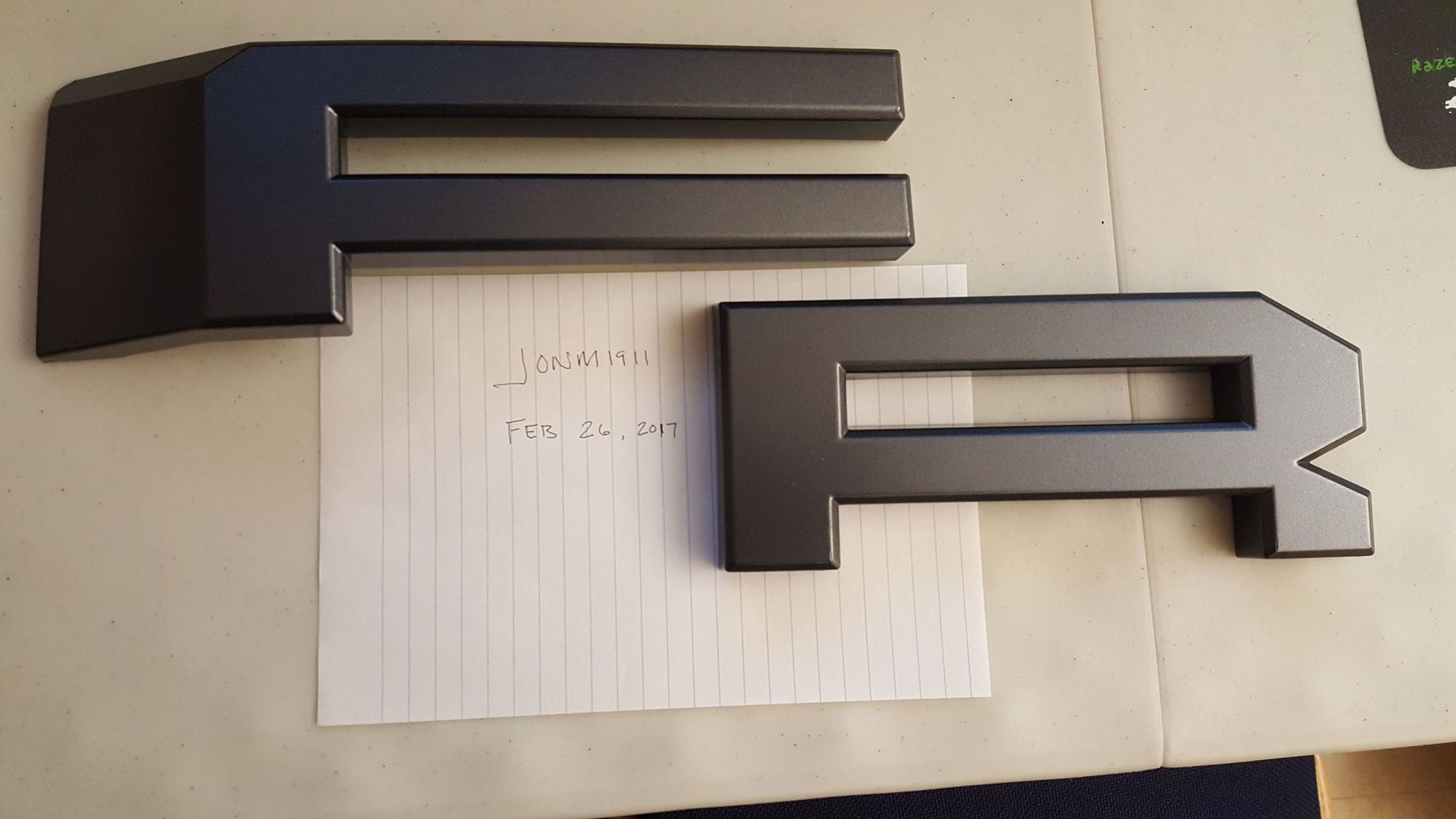 FS: "F" and "R" Letters for Raptor Grille Conversion - Ford F150 Forum ...