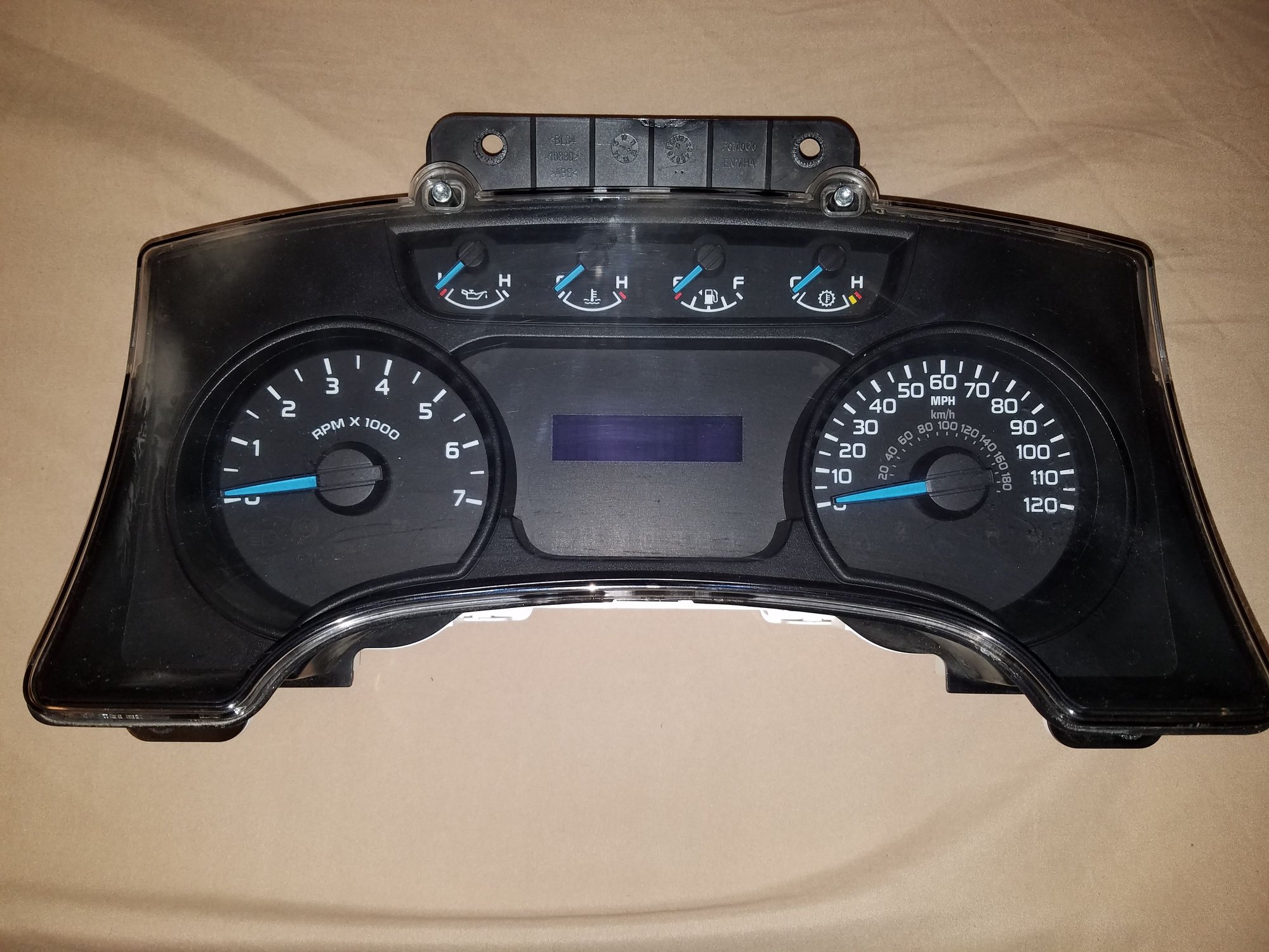 Anyone know how to test instrument cluster NON MESSAGE CENTER. - Ford ...