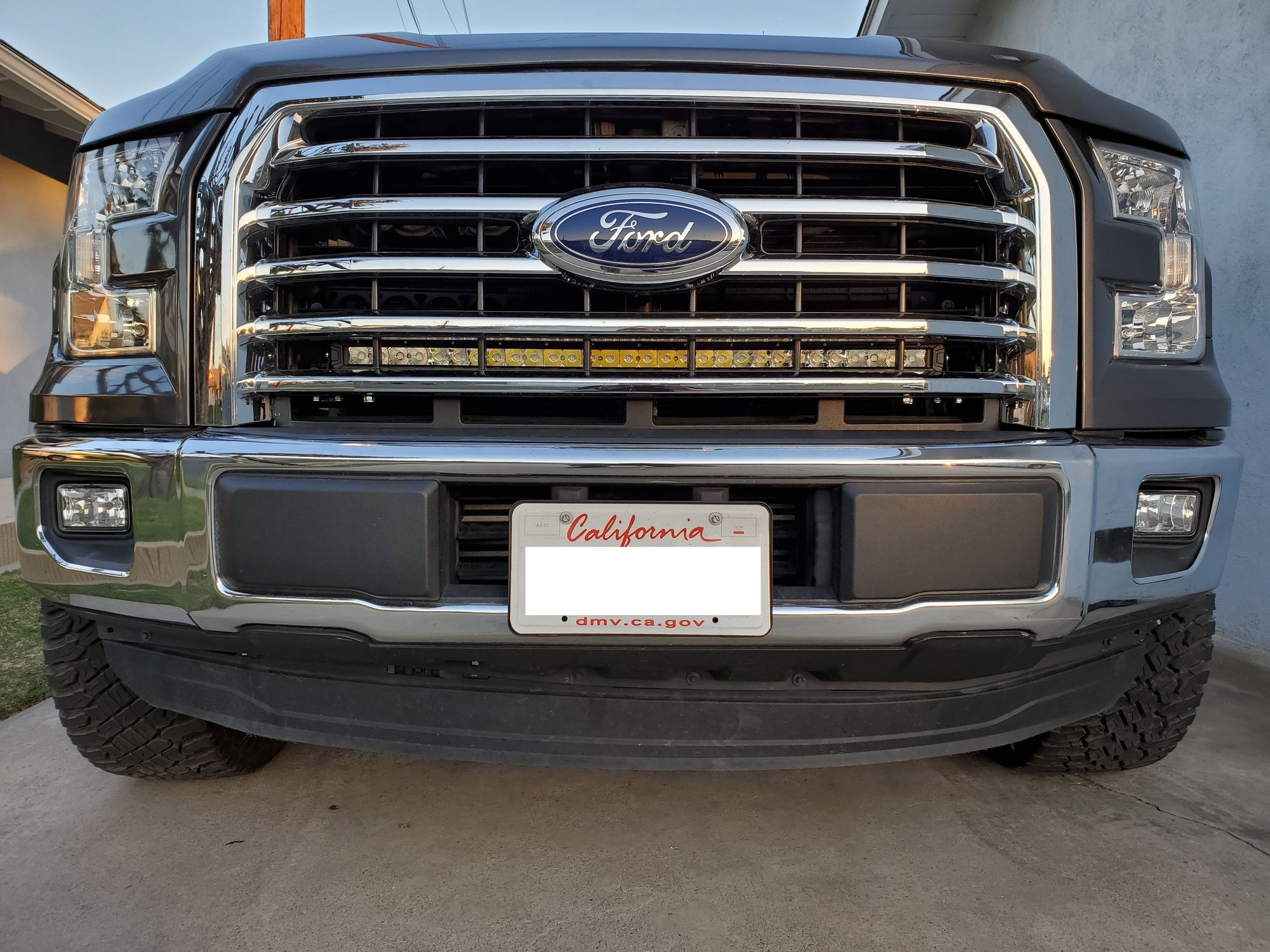 32" Led Light Bar Install Behind Grill - Ford F150 Forum - Community of ...