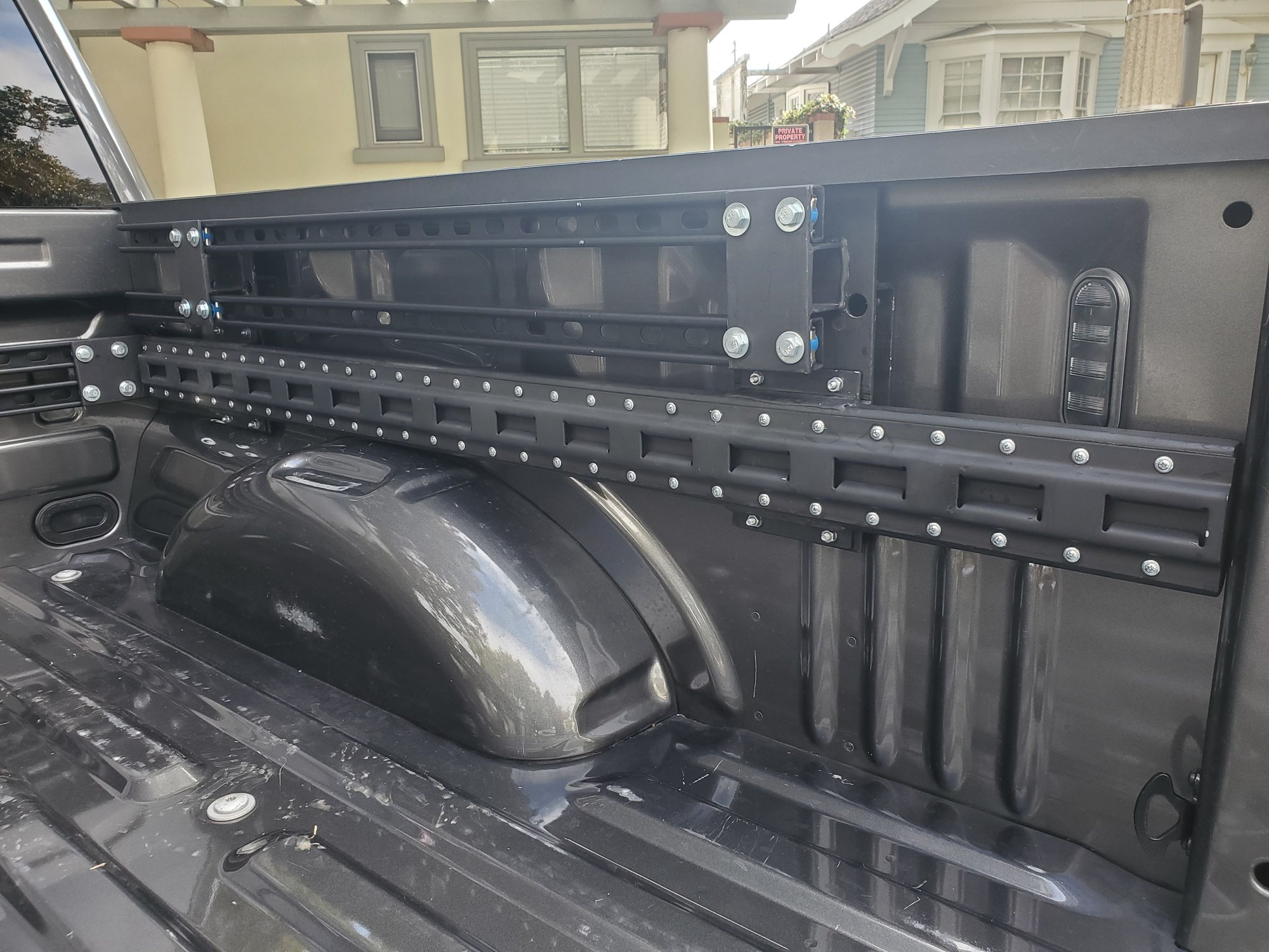 Adding Unistrut Rails and E-Track...Trashing Box Link System - Ford ...