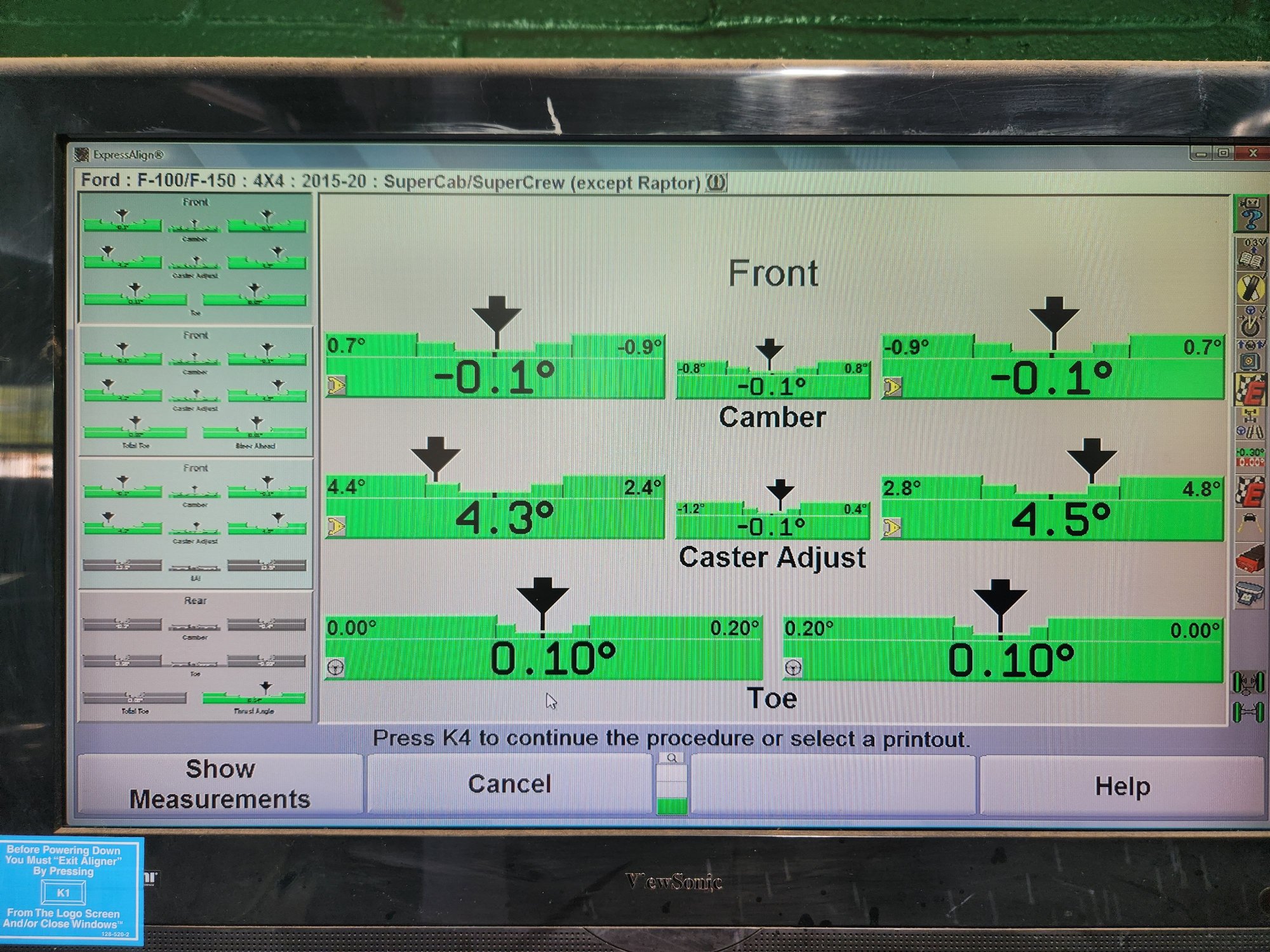 0-3" Lifted / Leveled Alignment Specifications - Ford F150 Forum ...