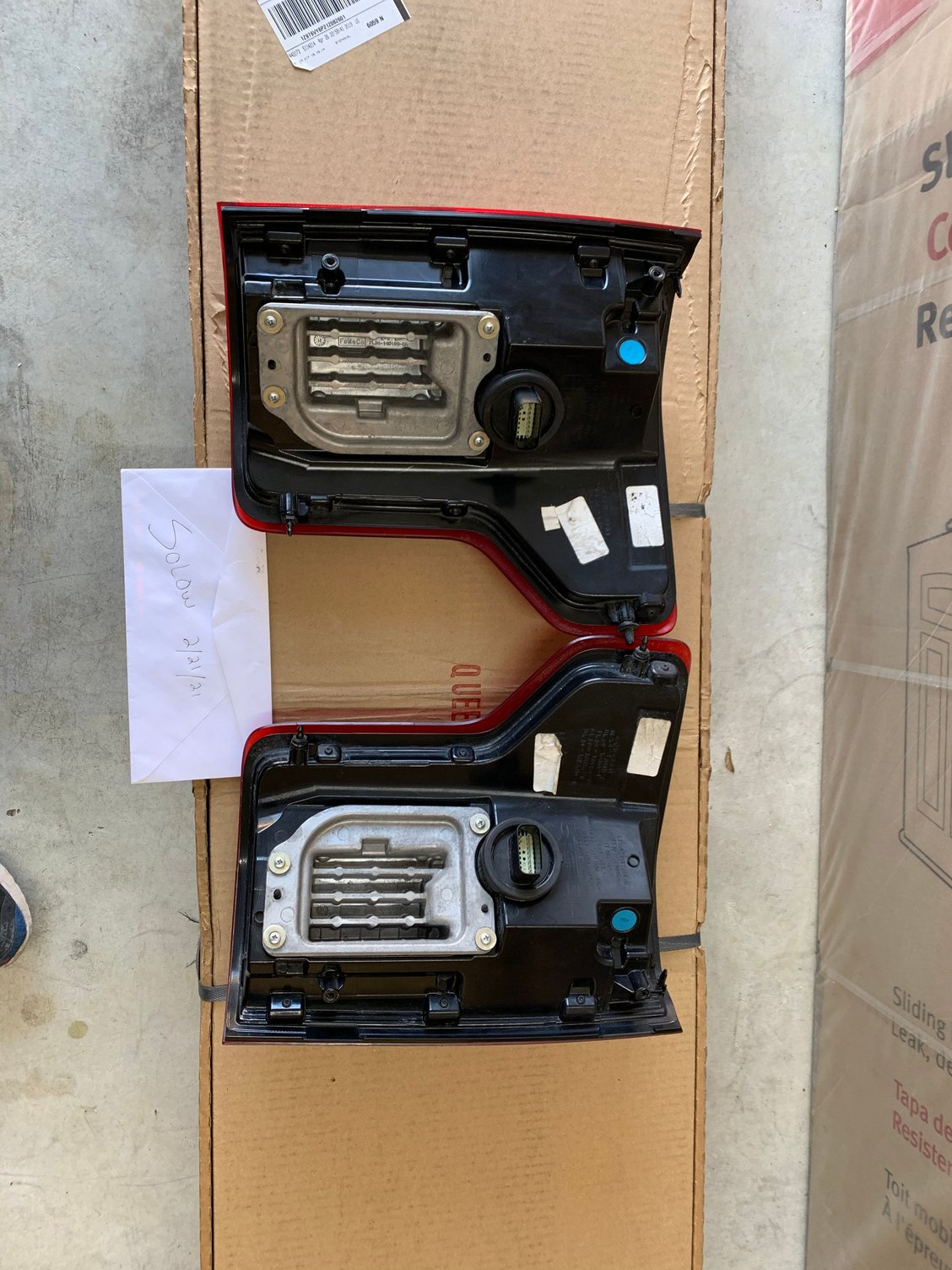 Texas SOLD...OEM LED tail lights with blis modules - Ford F150 Forum ...