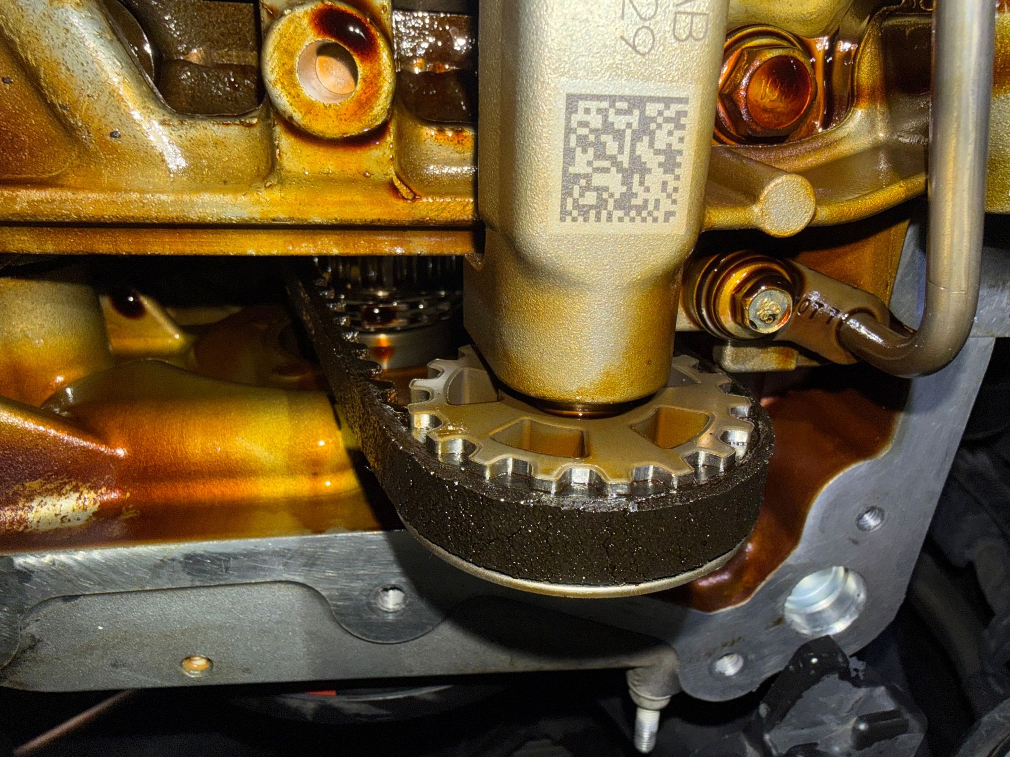2018 F150 2.7 Oil pump belt condition photos at 250k - Ford F150 Forum ...