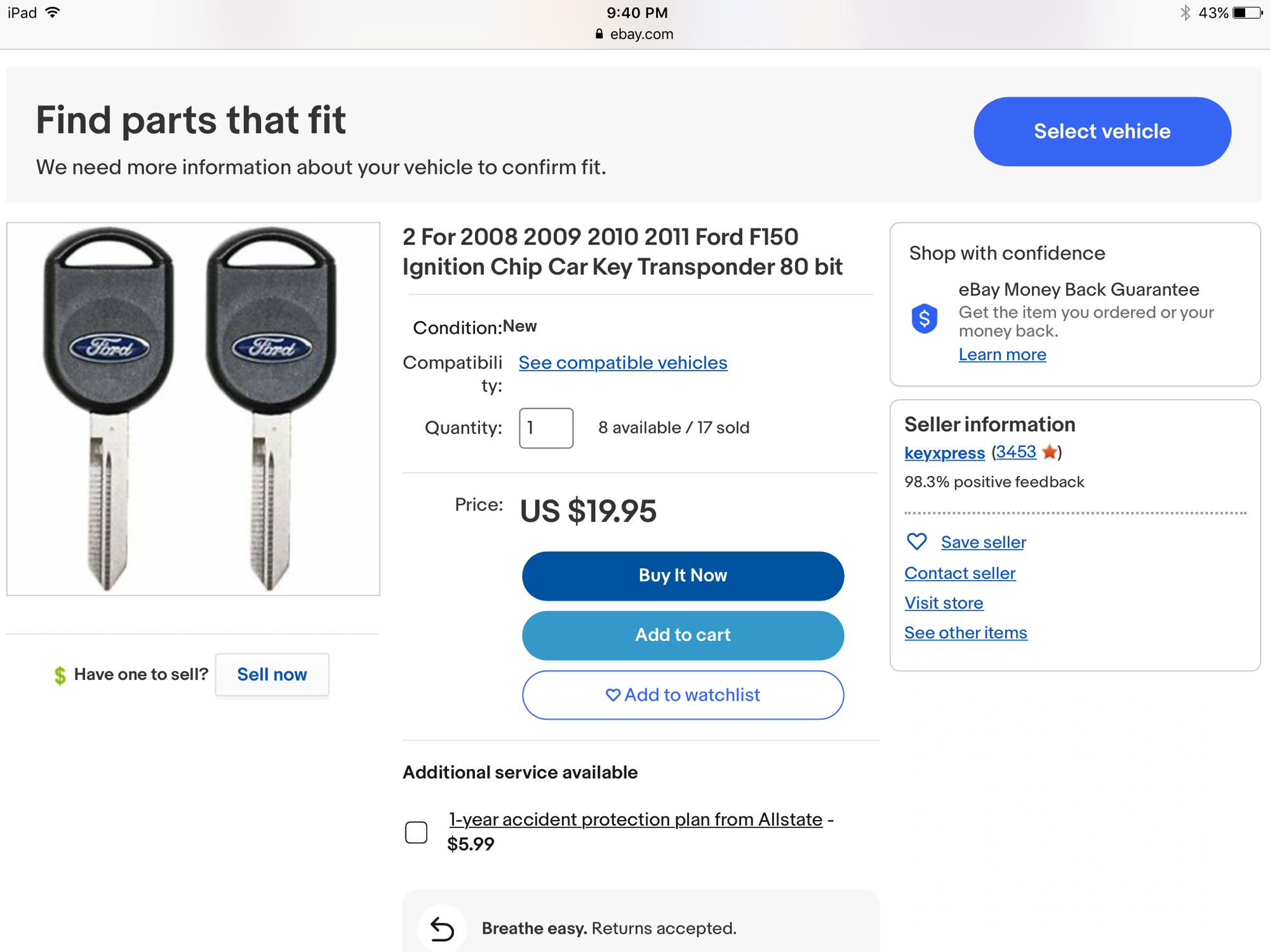 Would Like An Old School Skinny Key - Ford F150 Forum - Community of ...