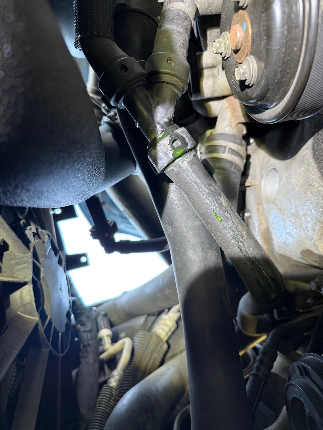 3.5 eco coolant leak at the Y off the thermostat housing - Ford F150 ...