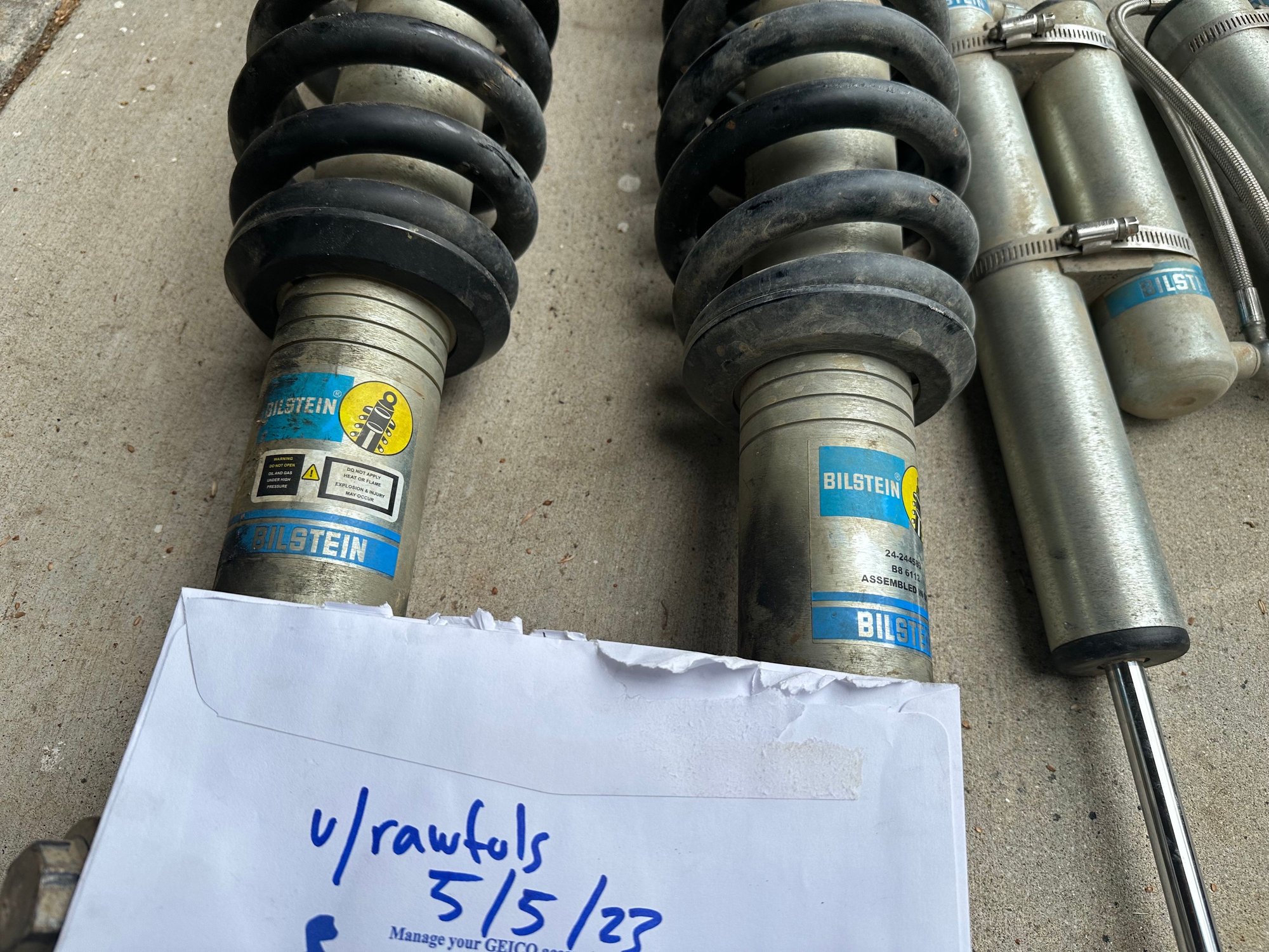 Southwest Bilstein Stage 2 6112/5160 Suspension Lift, SPC Upper Control ...