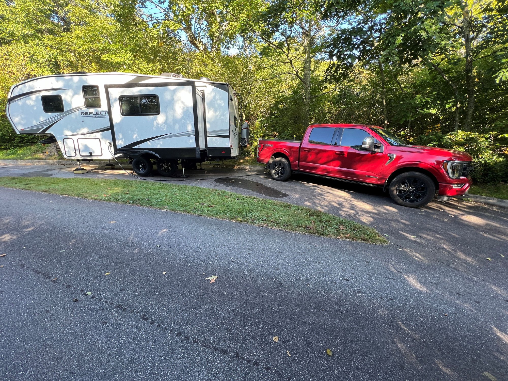 First Real Towing RV Trip With Powerboost and 5th Wheel. - Ford F150 ...