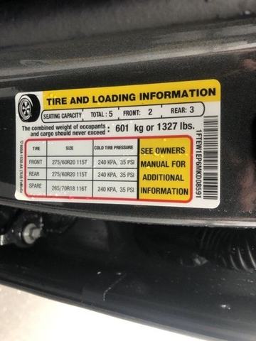 Photos of 2021 XLT Payload Stickers! - Page 6 - Ford F150 Forum ...