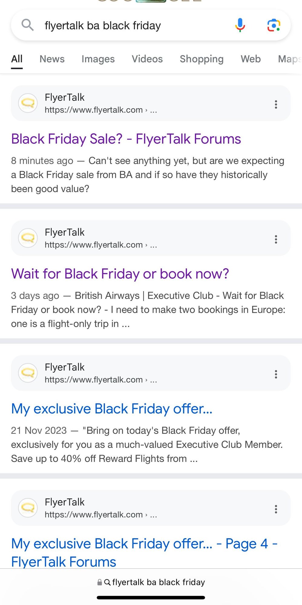 Black Friday Sale? - FlyerTalk Forums