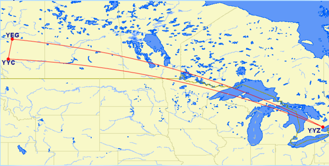 Quick Trip to Ontario - Air Canada Business Class YEG - YYZ - FlyerTalk ...