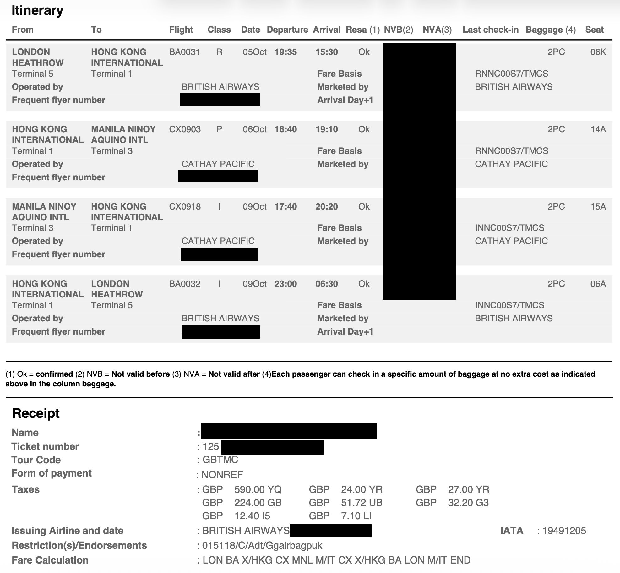 nTP Real World Examples and Questions - Page 83 - FlyerTalk Forums