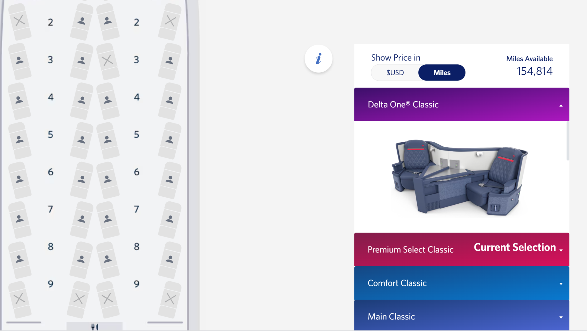 Trying to snag D1 upgrade but can't select seat and checkout?? - FlyerTalk Forums
