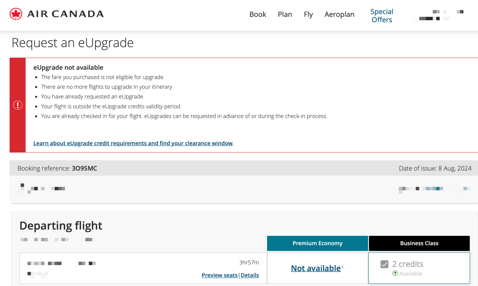 AC Website (aircanada.com) Experiences/Complaints/Issues (Nov 2020 ...