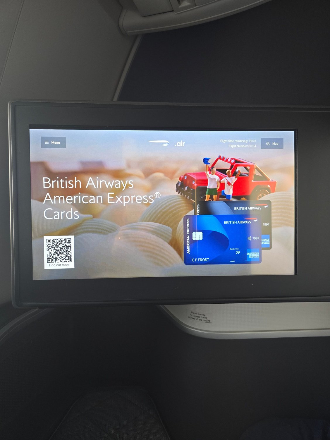 FlyerTalk Forums - BA Amex onboard advertising