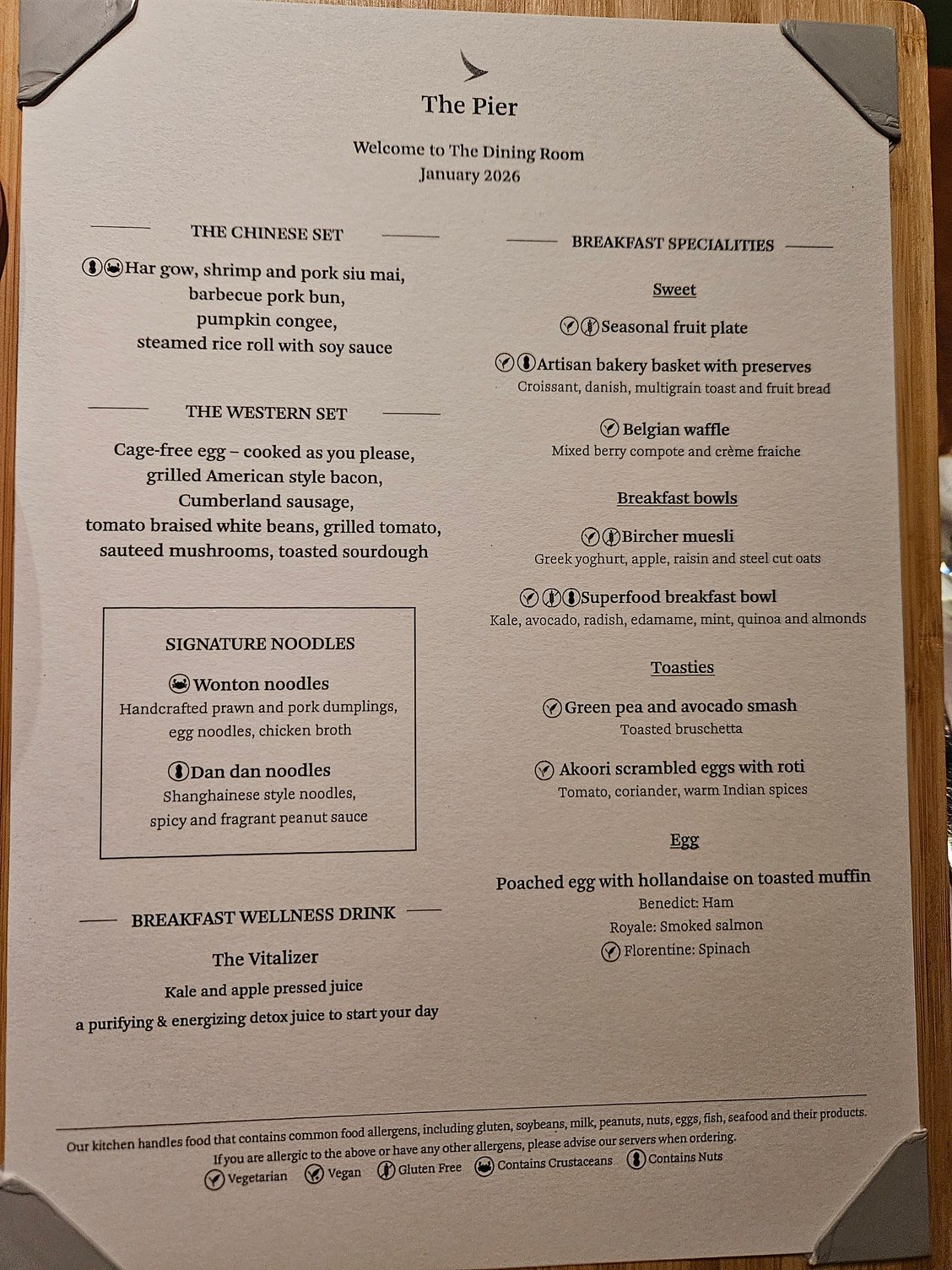 First Class Lounge Menus - Page 28 - FlyerTalk Forums