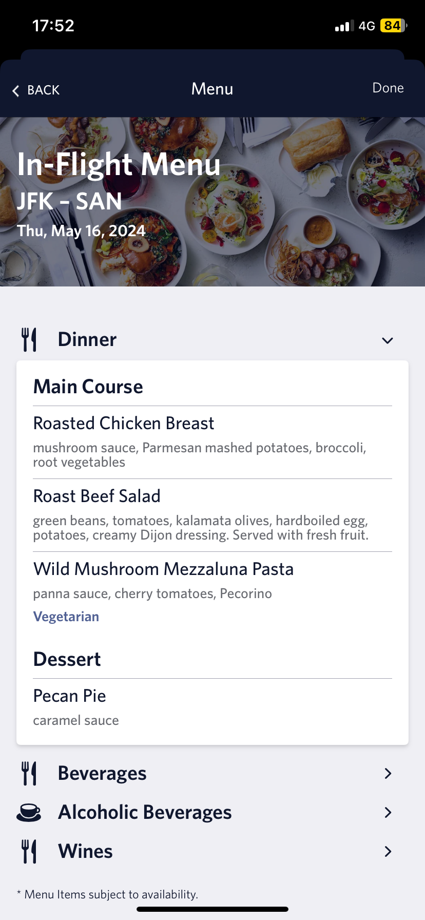 Delta In-Flight Meal/Food Service: The Definitive Thread — 2024 Edition ...