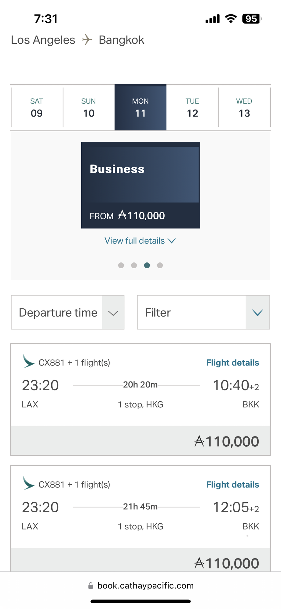 AA Award: Cathay Pacific / CX availability, etc. (master thread 2023 onwards) - Page 12 ...