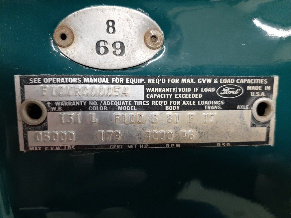 Mercury truck vin decode - Ford Truck Enthusiasts Forums