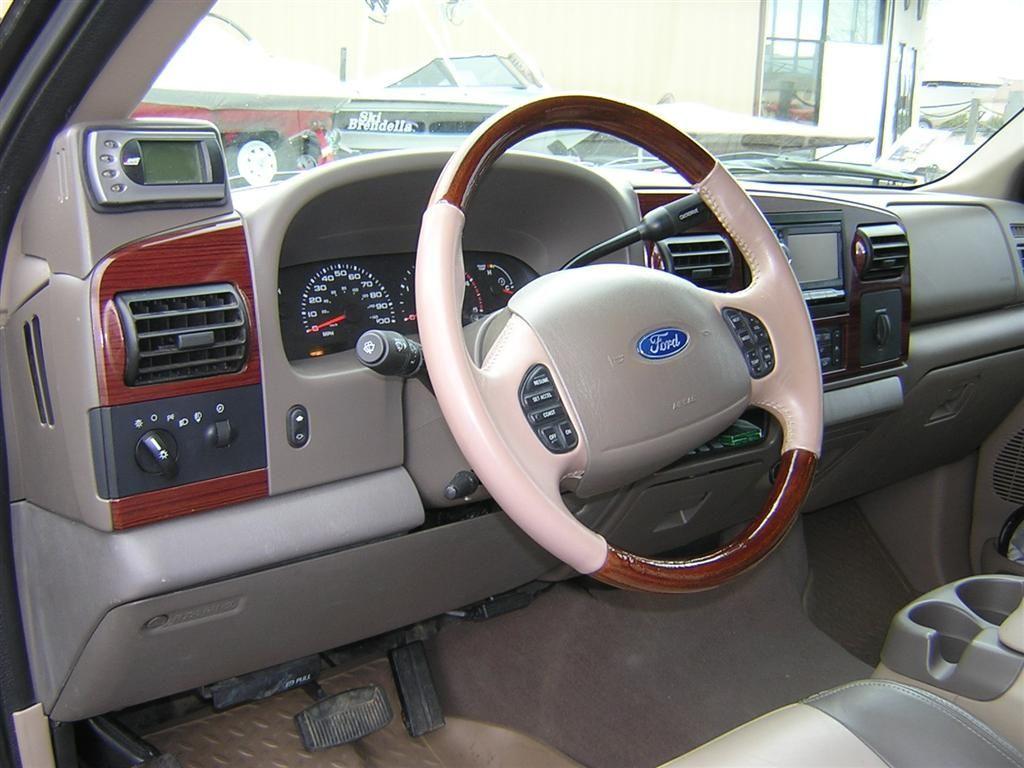 Installed '05-'07 Lariat Woodgrain Dash Panel & Navigator wheel in my ...