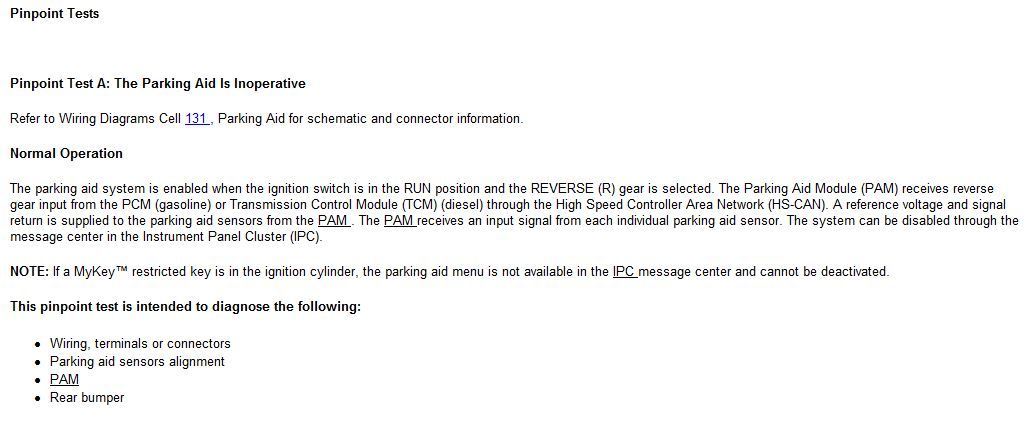 PAM Module location? Park assist problems - Ford Truck Enthusiasts Forums