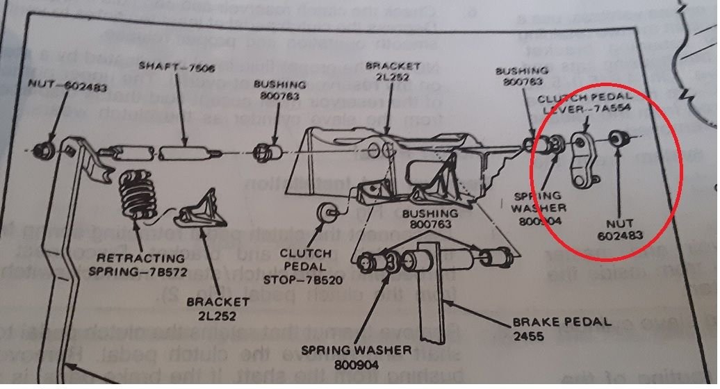 Clutch Pedal Linkage - Ford Truck Enthusiasts Forums
