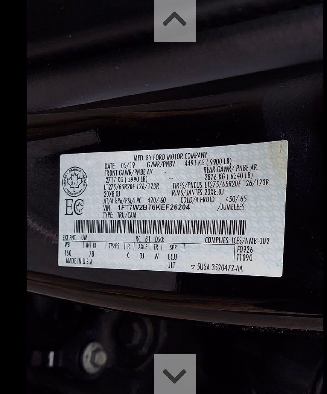 2020 Front Coil Spring Codes - Page 3 - Ford Truck Enthusiasts Forums