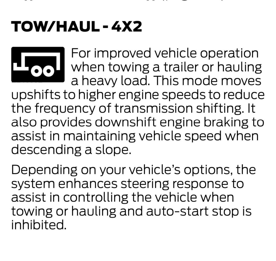 2024 F350 Tow Haul Mode Question - Ford Truck Enthusiasts Forums