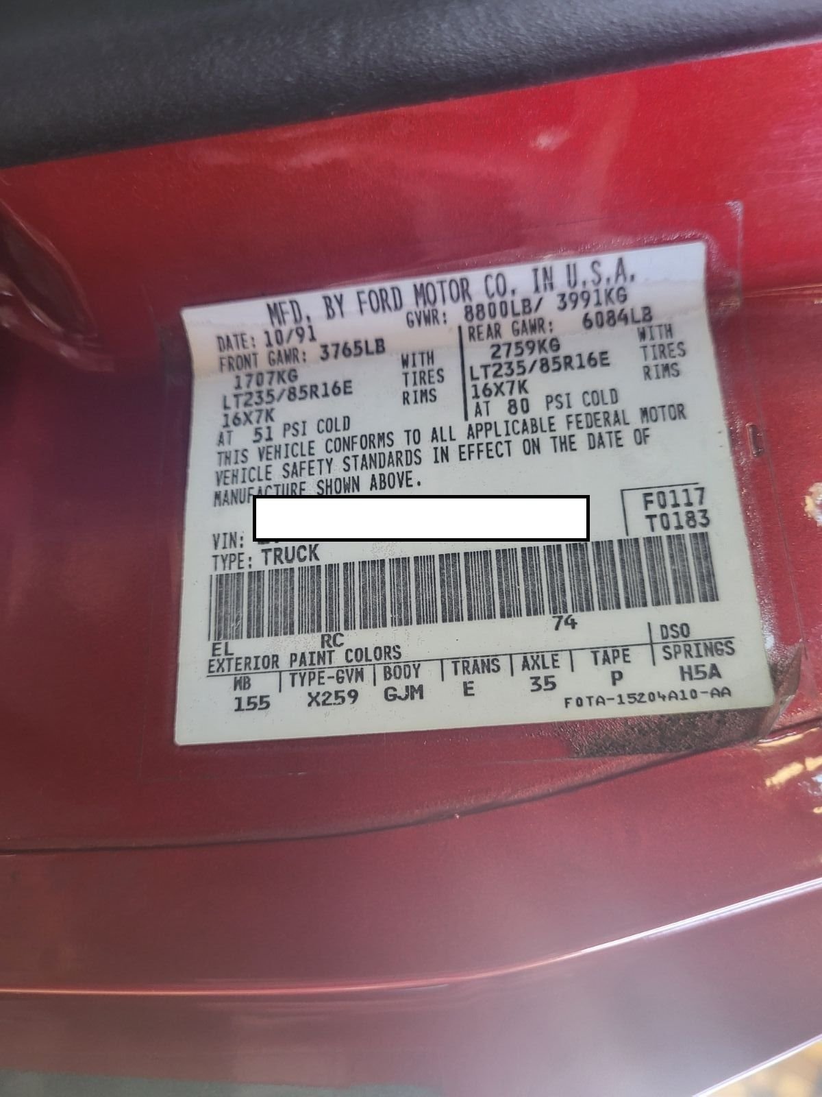 Rear axle ID help, please. - Ford Truck Enthusiasts Forums