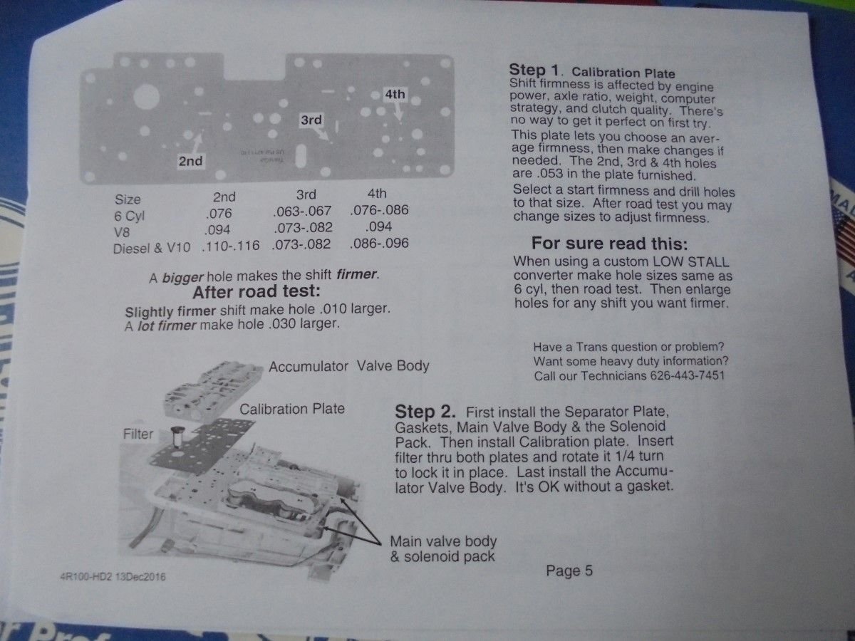 The Installation Of Transgo's 'Tugger' Reprogramming Kit (Shift Kit For ...