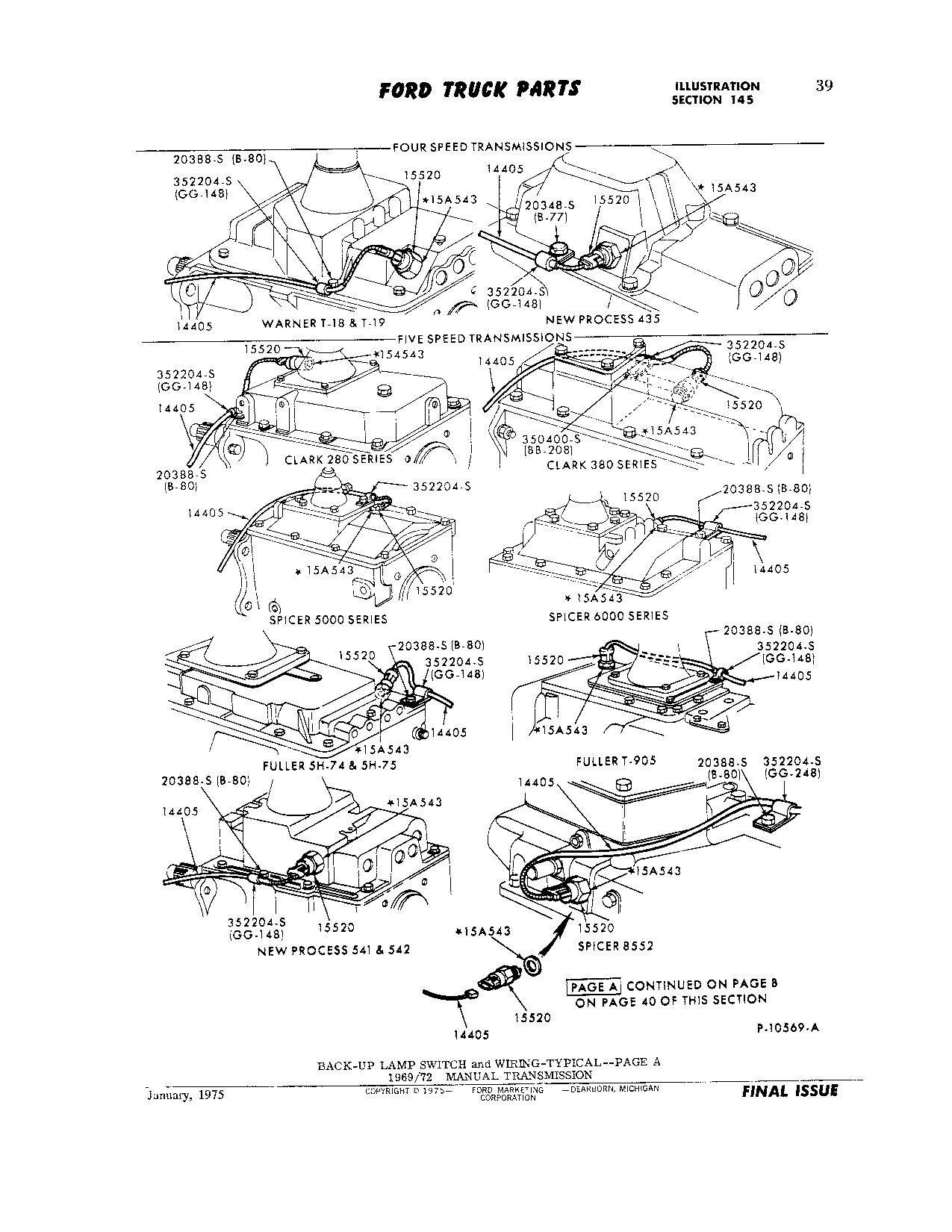 67 f100 reverse switch location? - Ford Truck Enthusiasts Forums