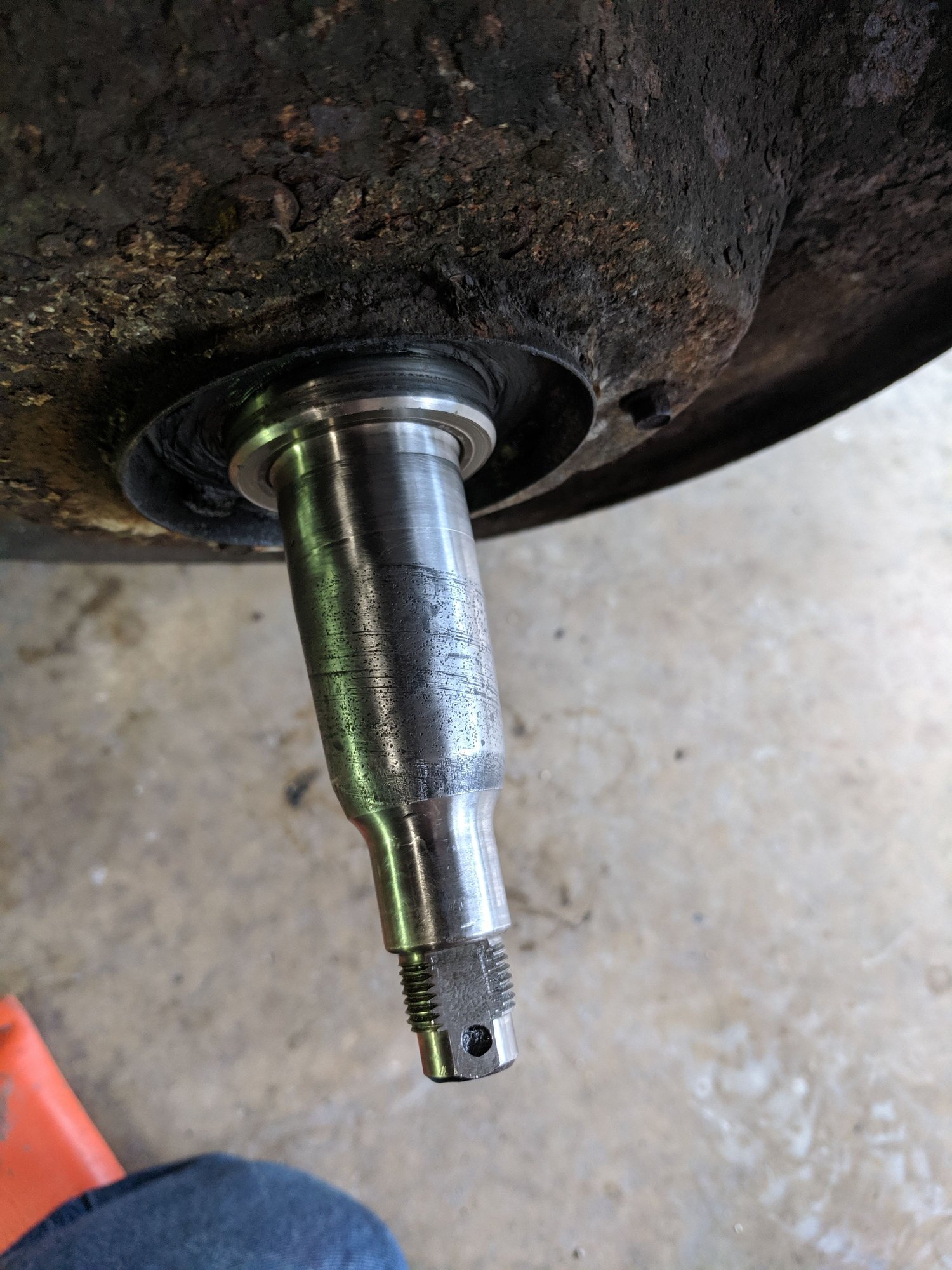 Front spindle pitting - Ford Truck Enthusiasts Forums