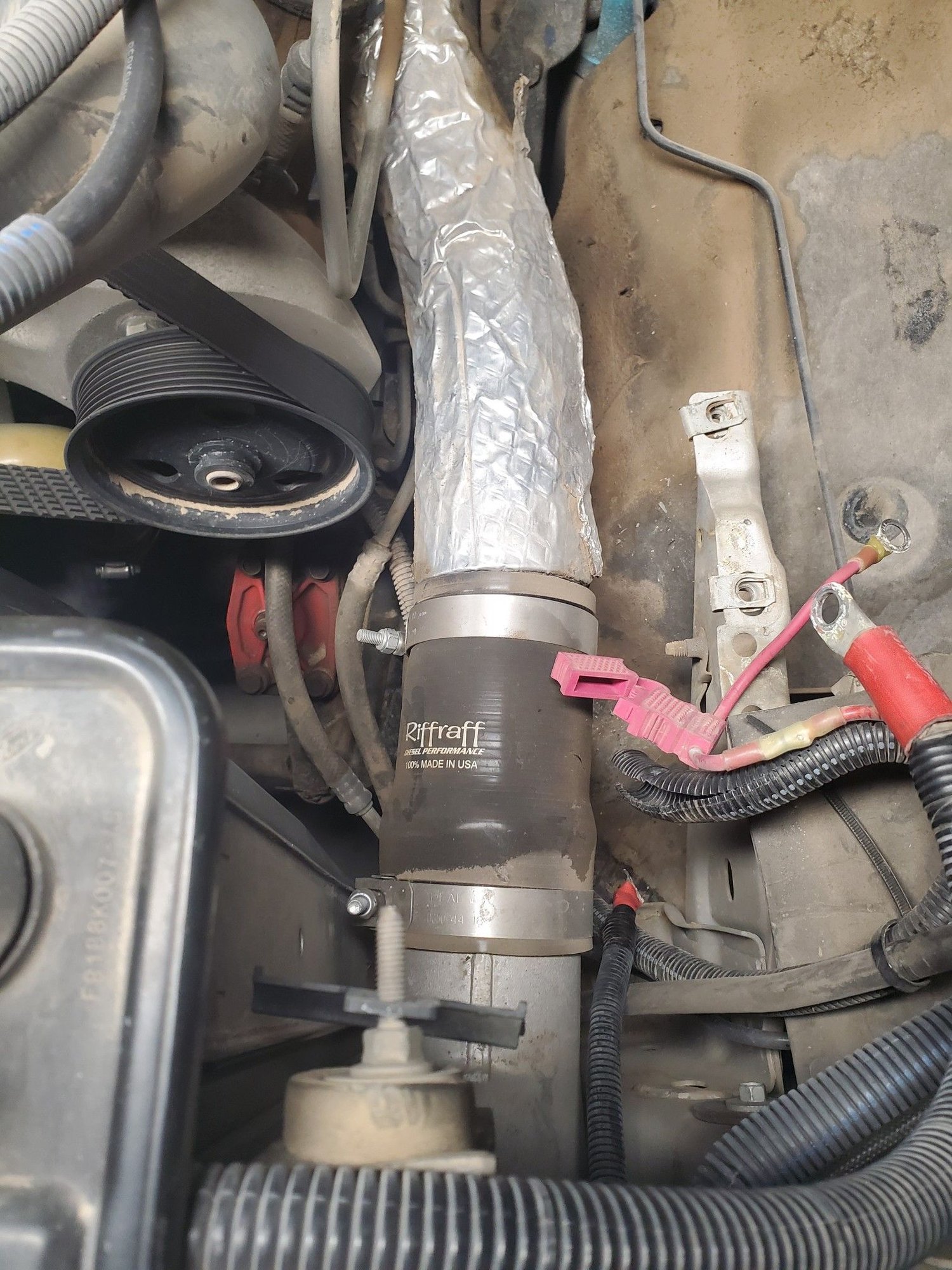 7.3 Intercooler pipe hard to install - Ford Truck Enthusiasts Forums