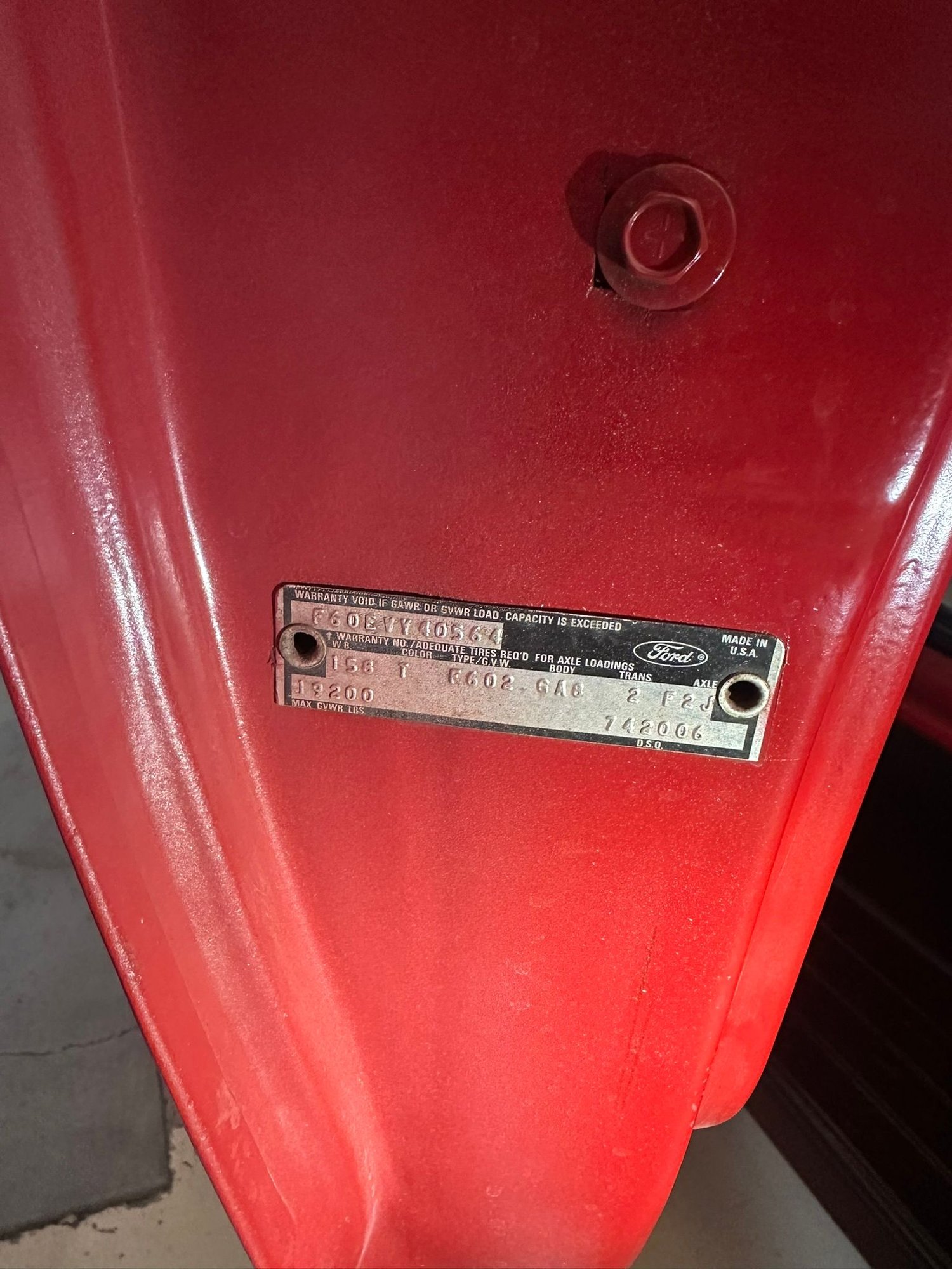 1977 F600 Decode please? - Ford Truck Enthusiasts Forums