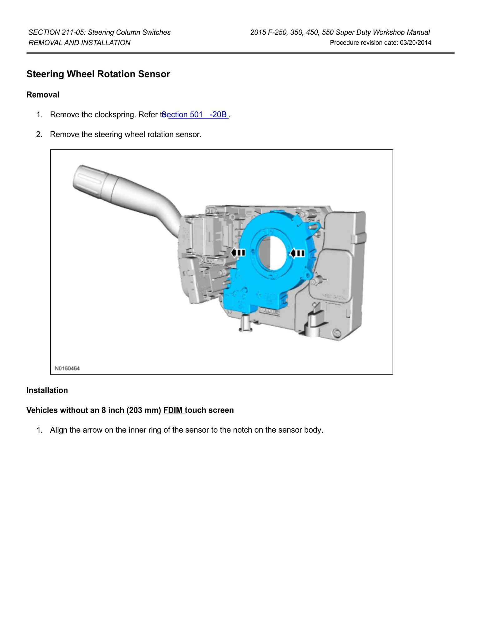 Steering Wheel position sensor - Ford Truck Enthusiasts Forums