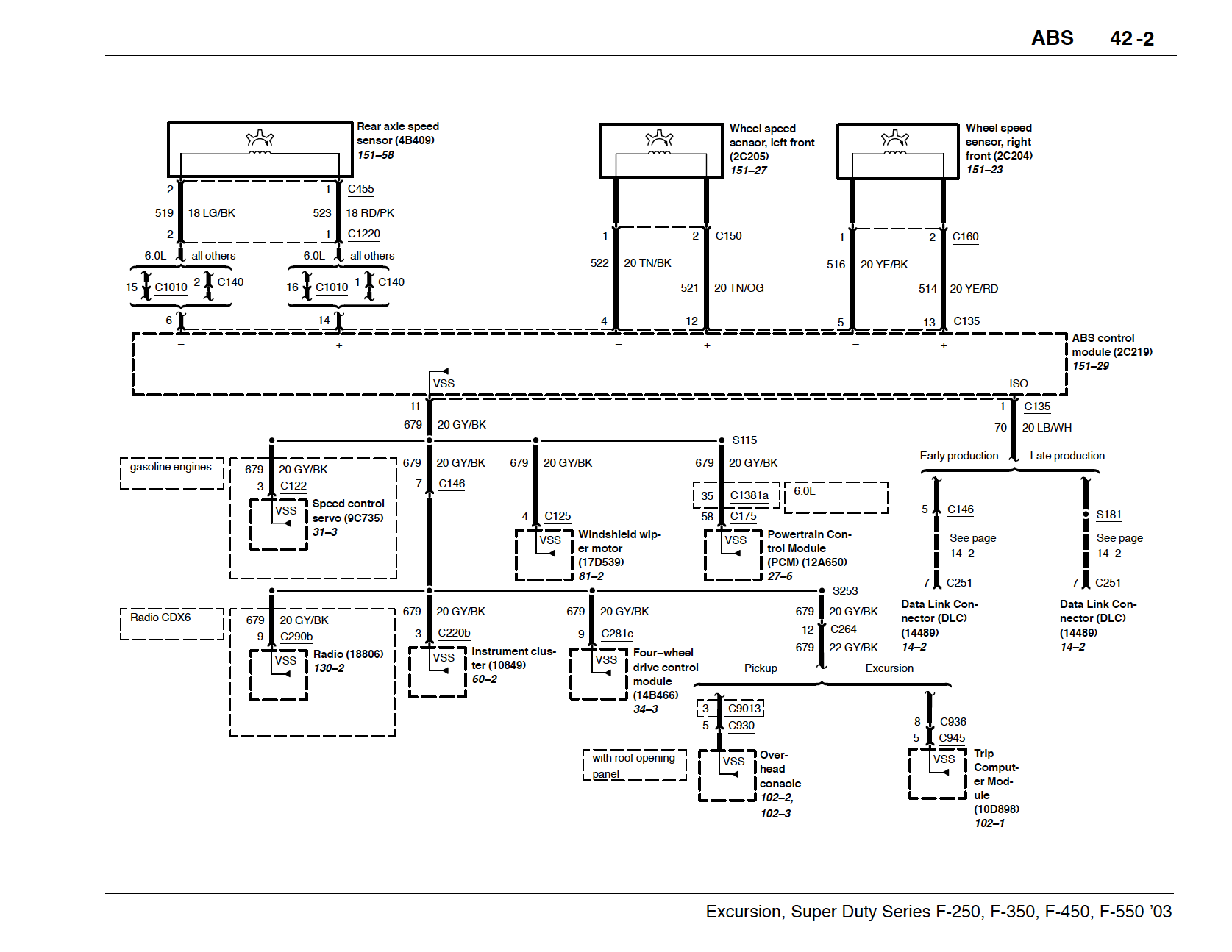C1185, B1676 no power to abs module and no 4x4 - Ford Truck Enthusiasts ...
