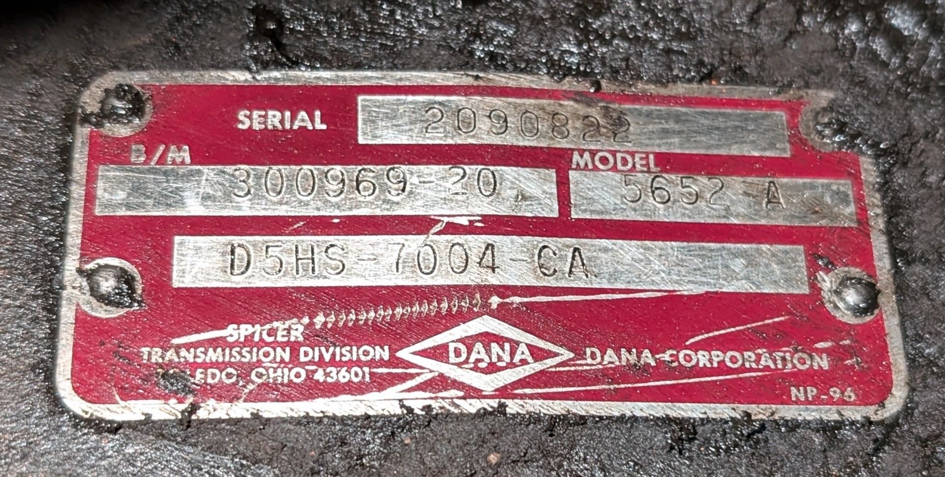 1975 Dana Spicer 5652-A clutch kit - Ford Truck Enthusiasts Forums