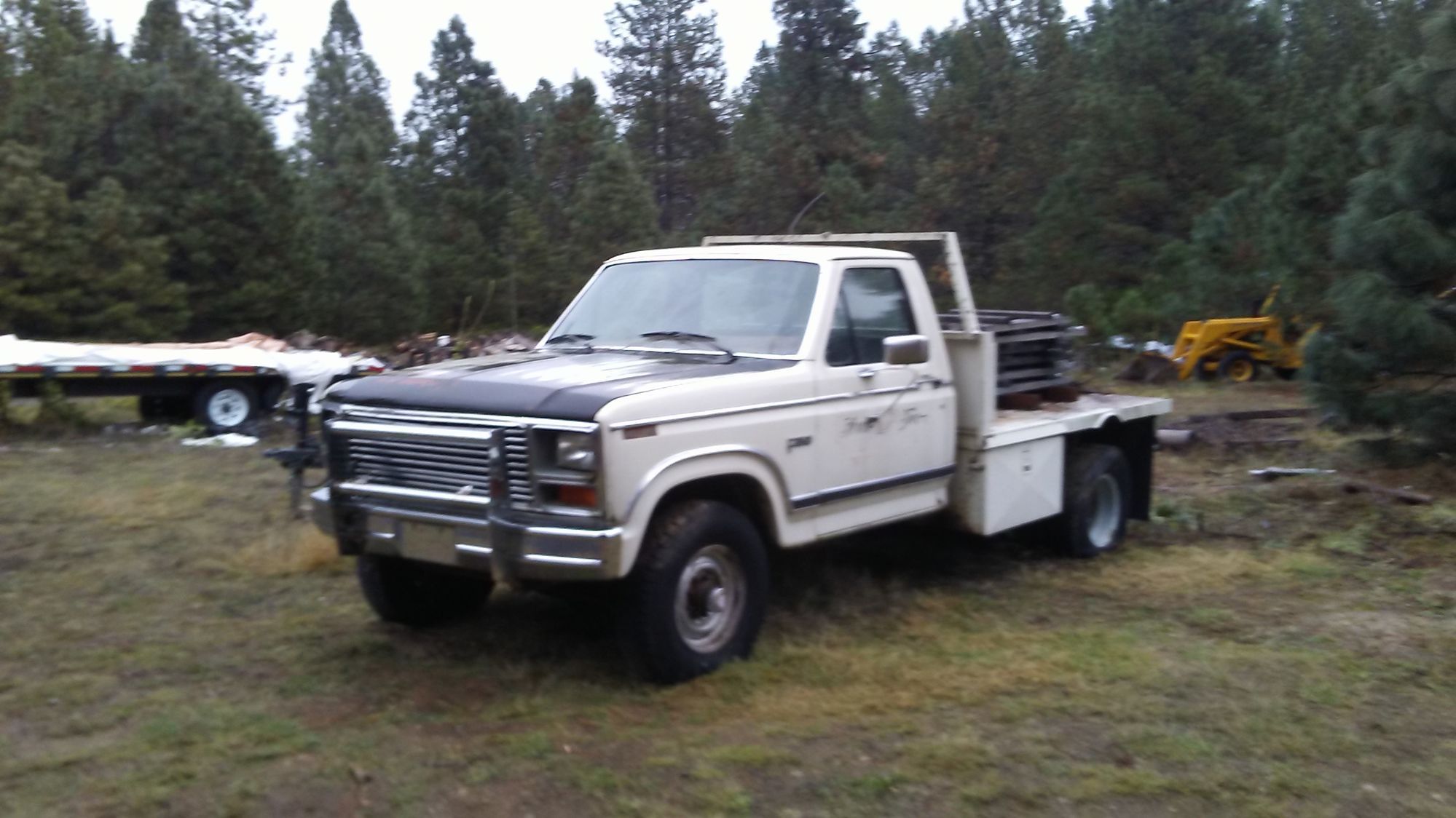 84 F-350 Dually Flatbed 4x4. It has a transpanted 7.3l IDI non turbo ...