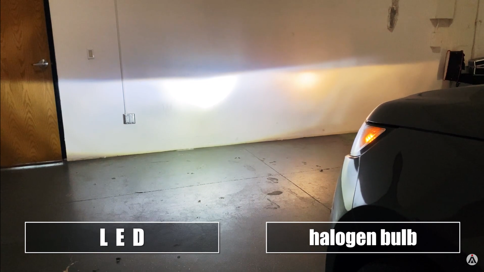 LASFIT H11 LED headlight low beam bulbs install on Ford Edge 2015-2018 ...