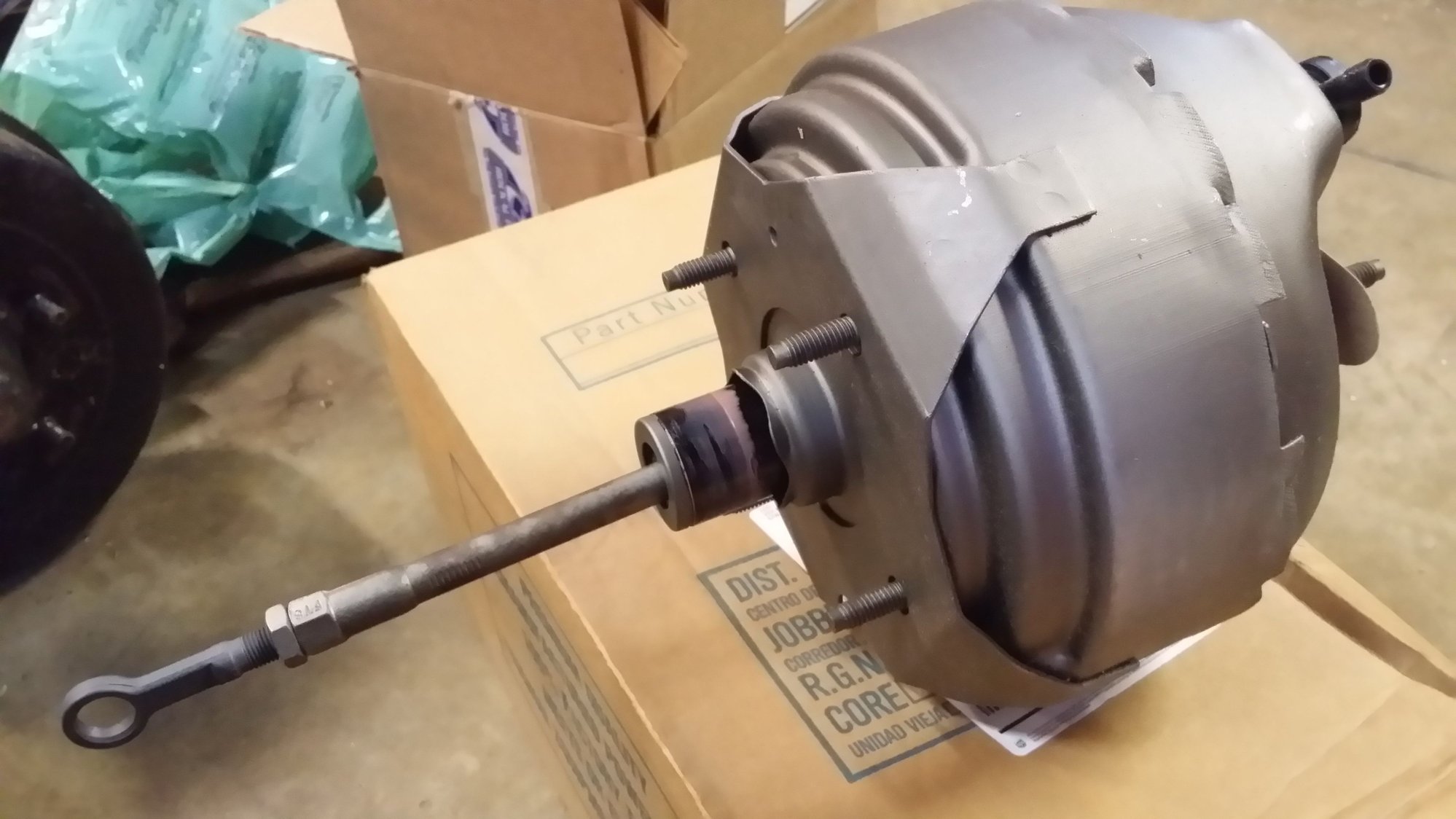 Adding a Brake Booster to 71 - push rod? - Page 3 - Ford Truck ...
