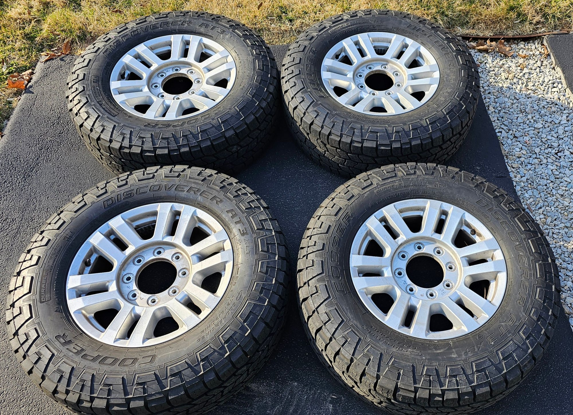 FORD F250/F350 SRW Take-Offs 18in Aluminum Rims w/very low mile Cooper ...