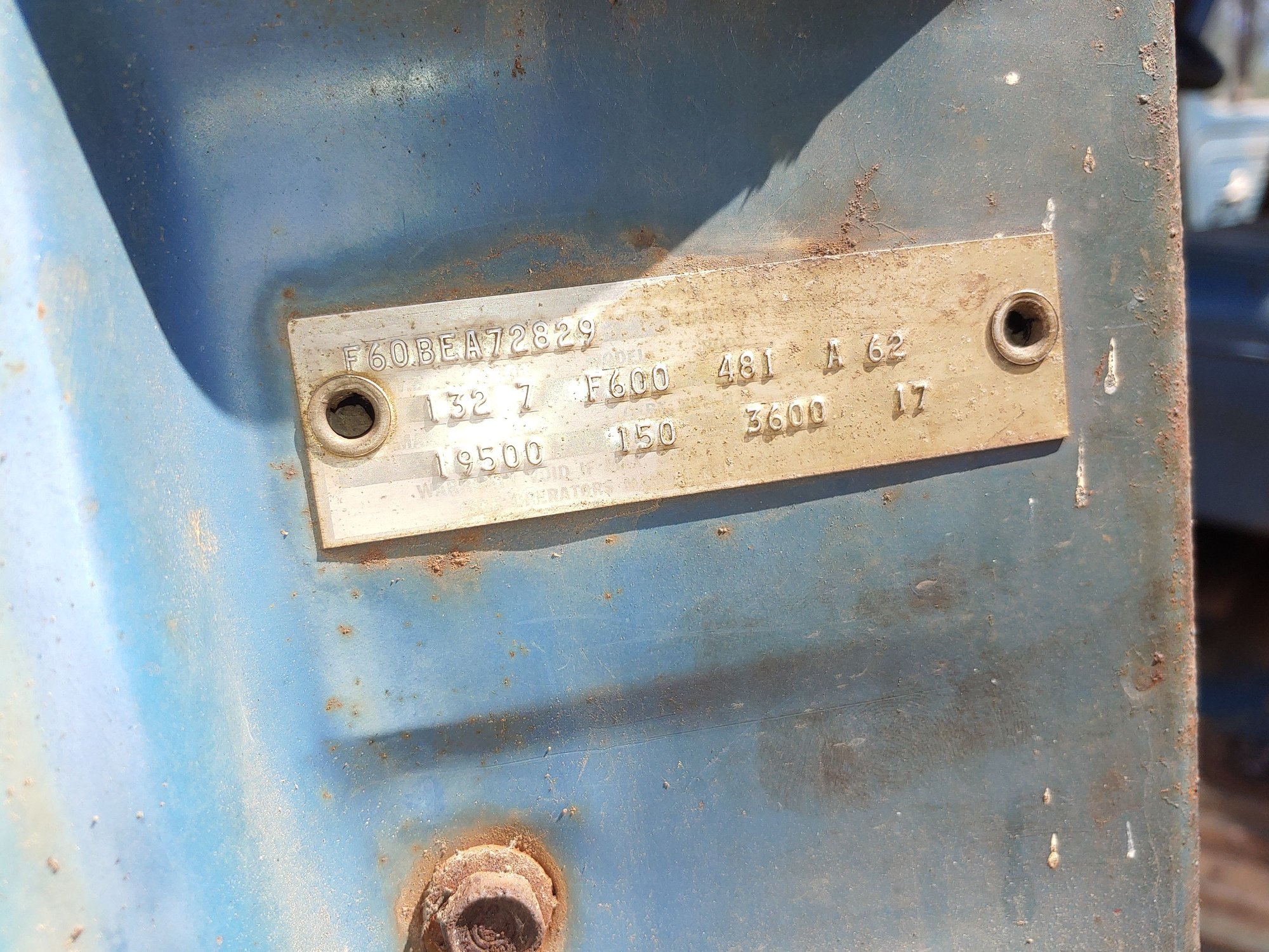 F600 vin decode - Ford Truck Enthusiasts Forums