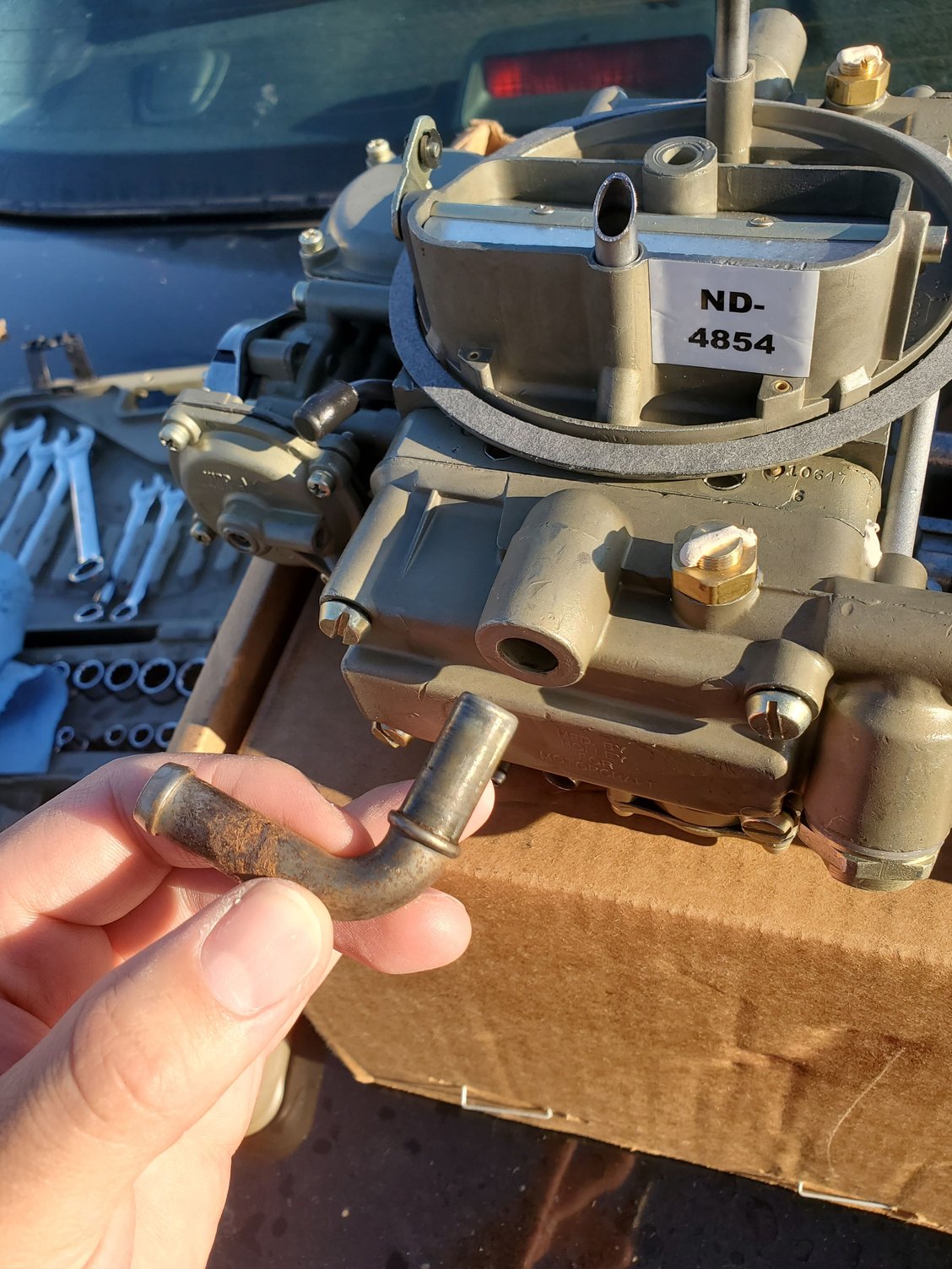 Carburetor fuel inlet connector - Ford Truck Enthusiasts Forums