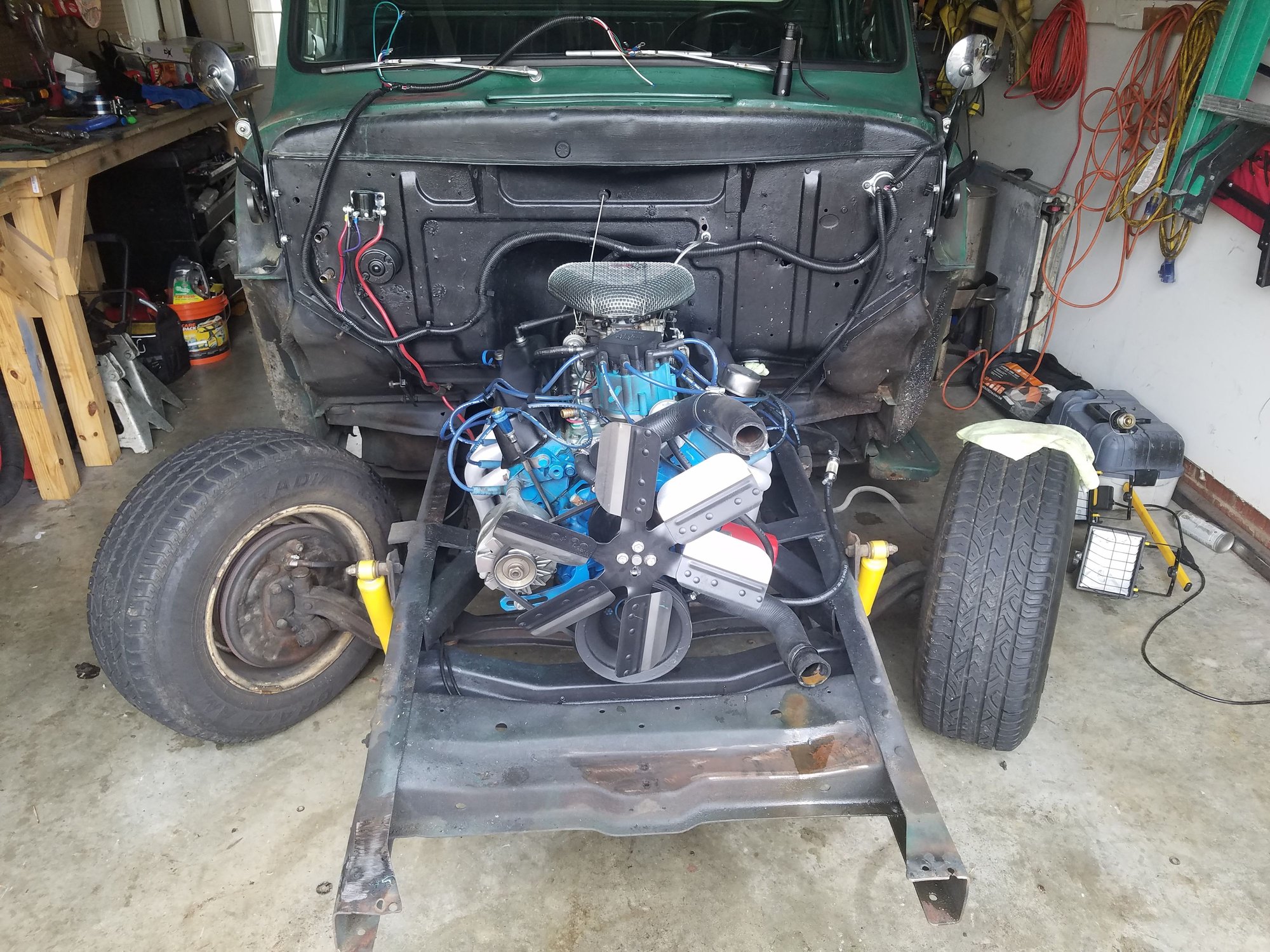 1955 F100 IFS and 5 Speed Conversion - Ford Truck Enthusiasts Forums